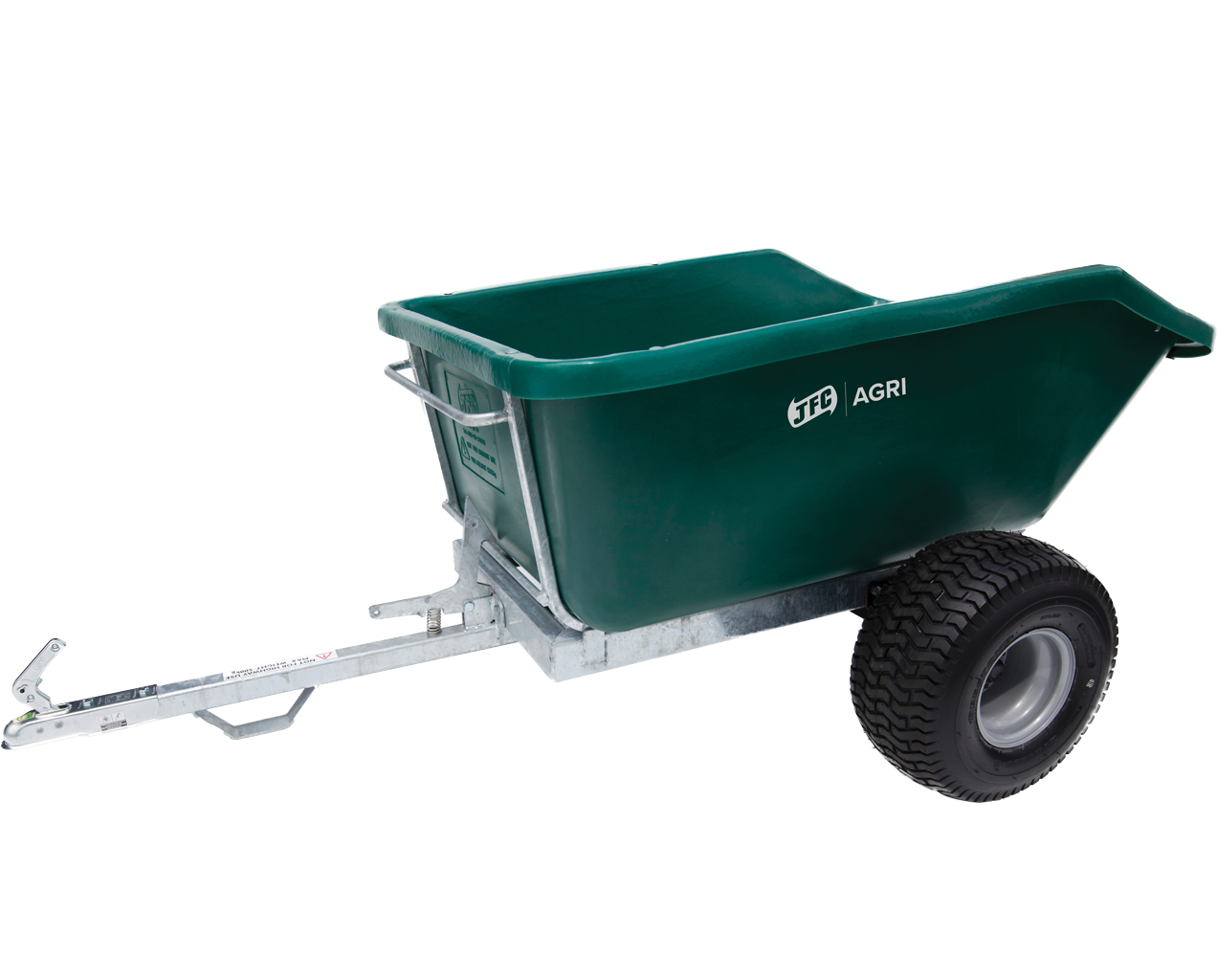 500 Litre ATV Tipping Trailer (Green)