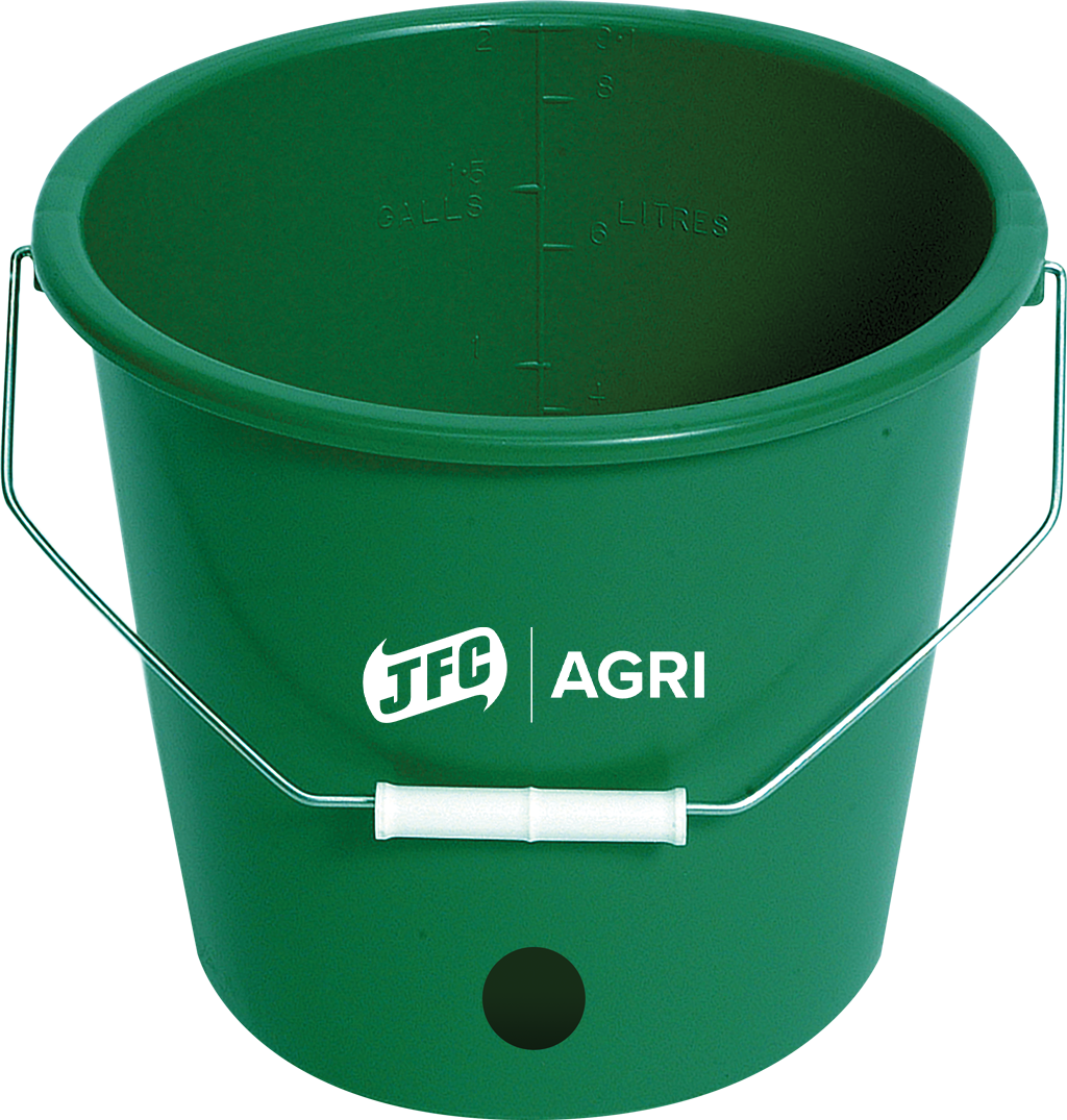 2 Gal. Bored Bucket (Green)